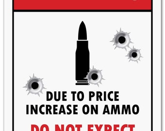 No Warning Shot Sign - Etsy
