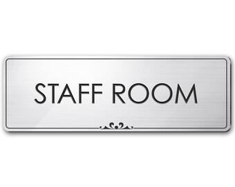 Staff Room Sign | Etsy