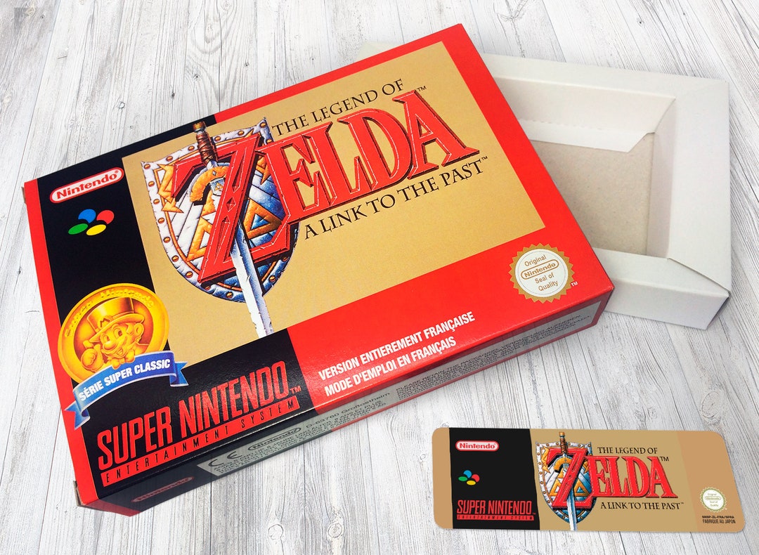 SNES Box: Zelda A Link to the Past fra-classic - Etsy