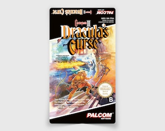 Nintendo Nes Castlevania 3 Dracula's Curse Box - Etsy