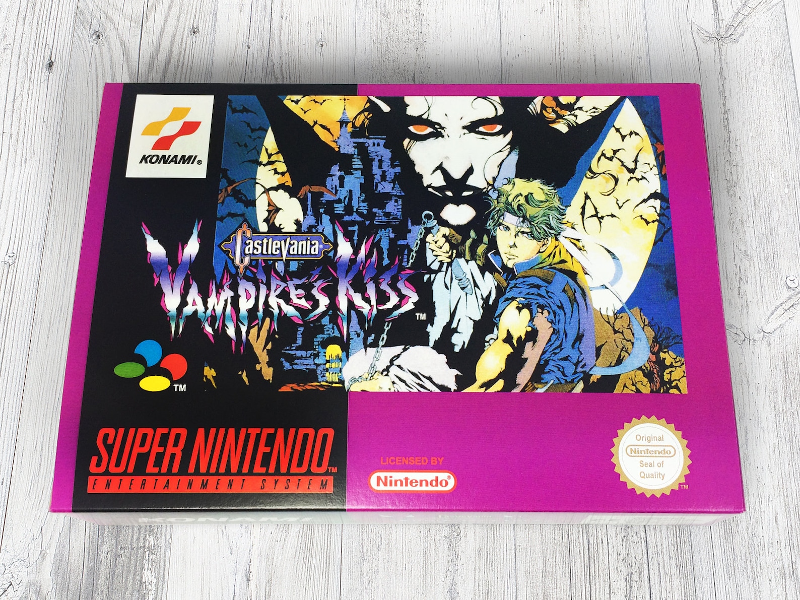 SNES Box: Castlevania Vampire's Kiss EUR - Etsy Canada