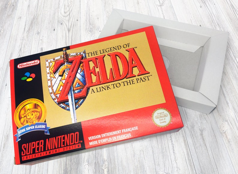 SNES Box: Zelda A Link to the Past fra-classic - Etsy