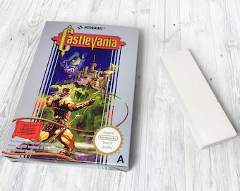 Castlevania Stage 1 Screen NES 8 Bit Game Box Cover Famicom Accent ...