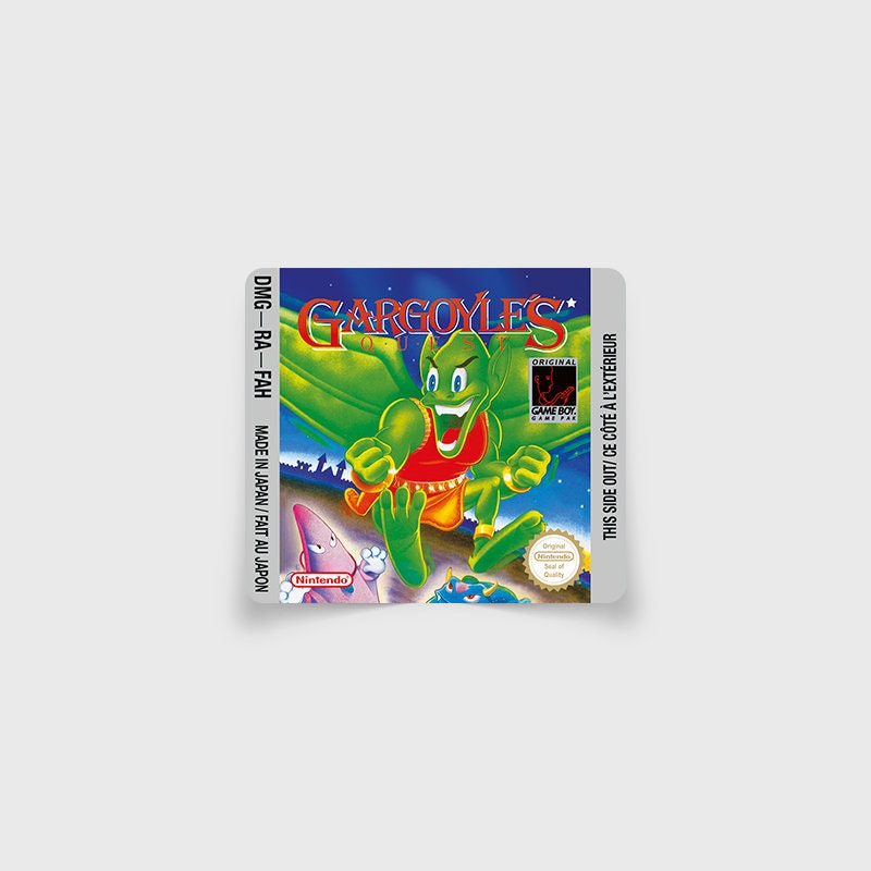Game Boy Label: Gargoyle's Quest - Etsy