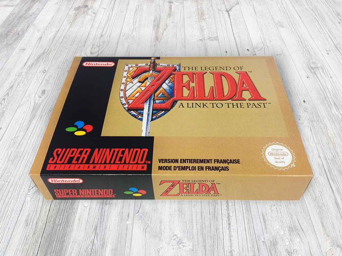 Boite SNES : Zelda A Link to the Past FRA | Etsy