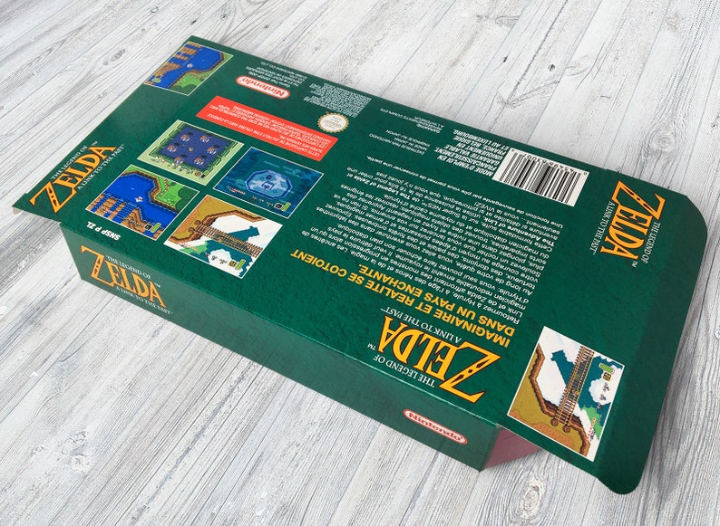 SNES Box: Zelda A Link to the Past Custom-FRA | Etsy