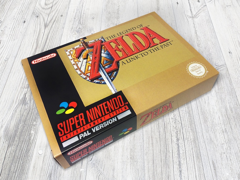 SNES Box: Zelda - A Link to the Past [UKV] - Etsy