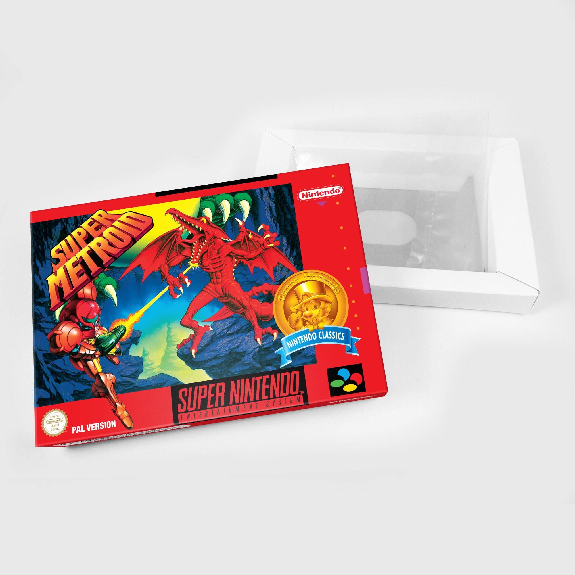 SNES Box: Super Metroid [nukv-classic] - Etsy