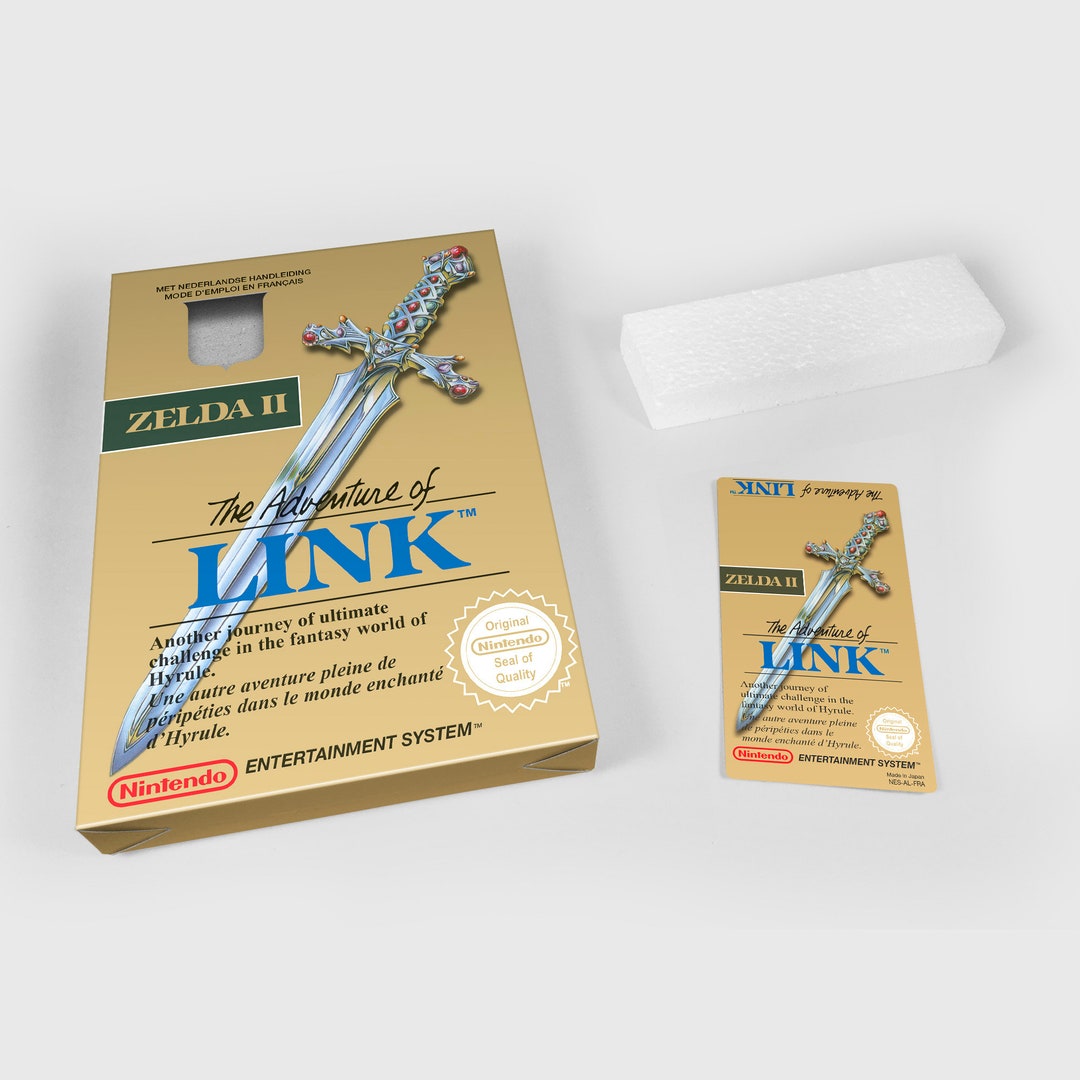 NES Box: Zelda II - the Adventure of Link [FAH] - Etsy