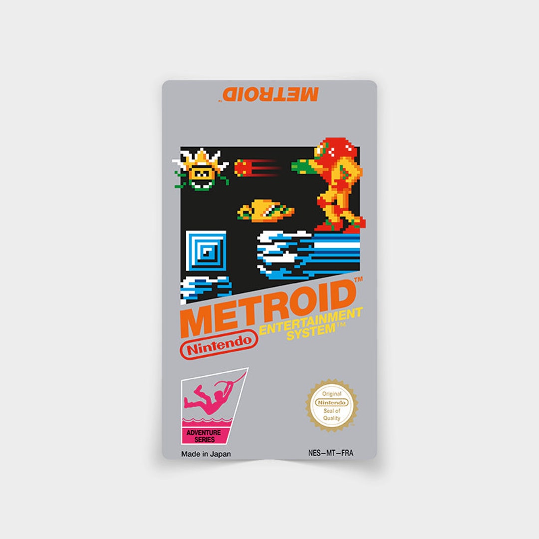 NES Label: Metroid - Etsy