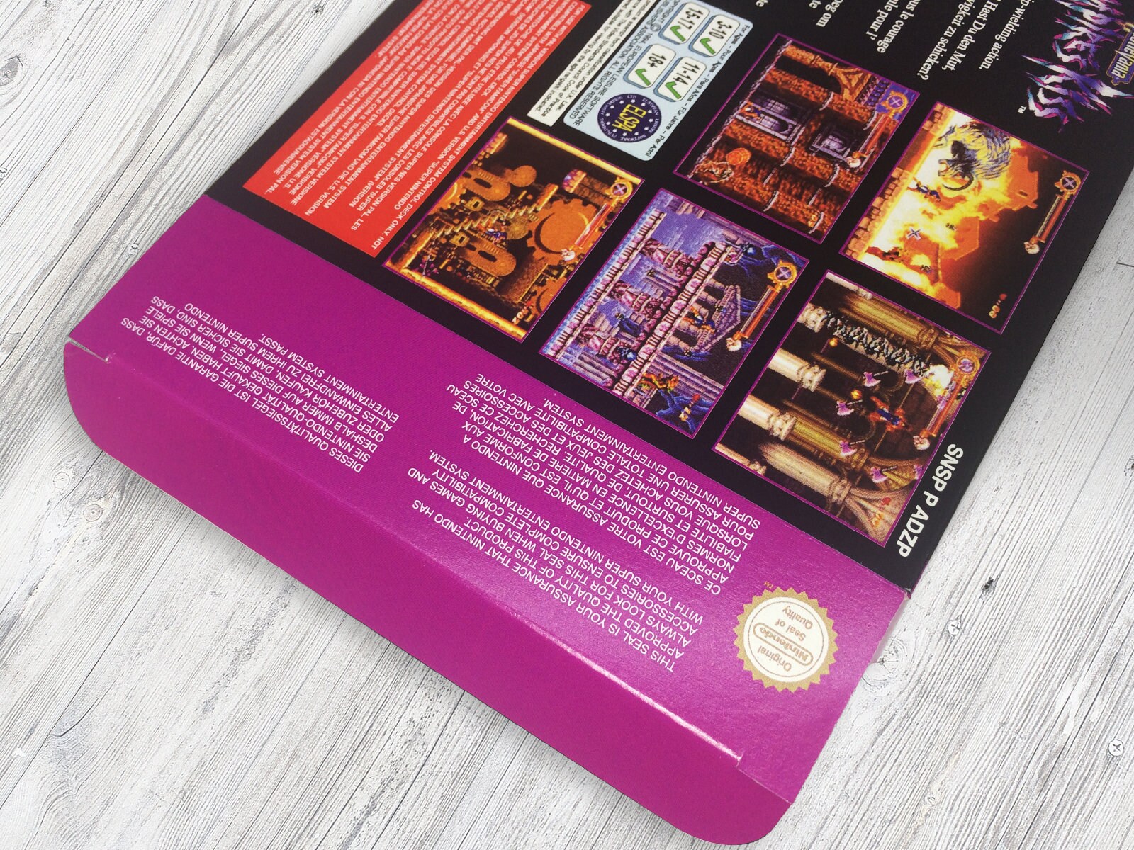 SNES Box: Castlevania Vampire's Kiss EUR - Etsy Canada
