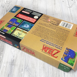 SNES Box: Zelda - A Link to the Past [UKV] - Etsy