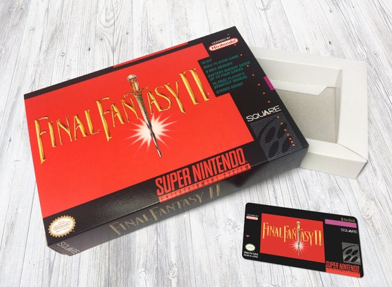 SNES Box: Final Fantasy II USA | Etsy