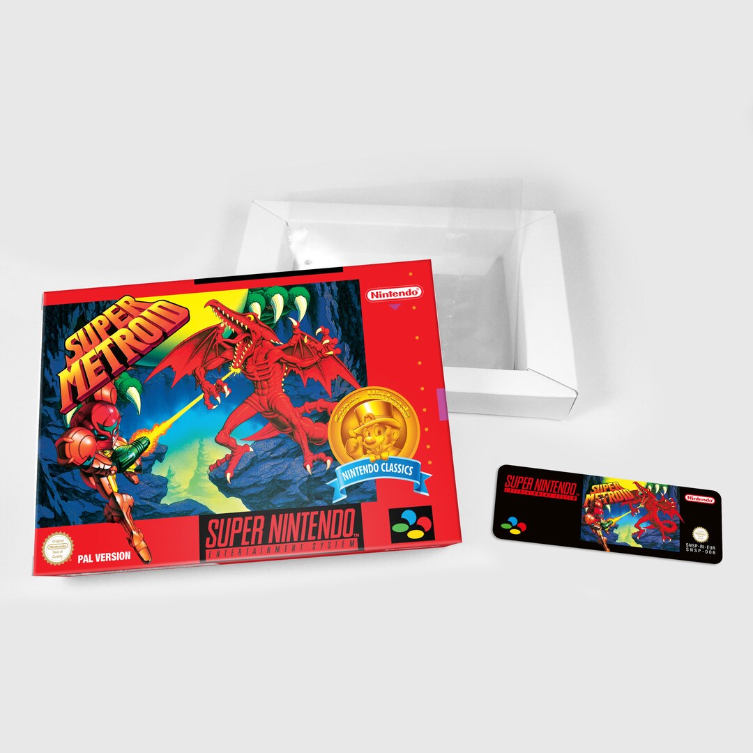 SNES Box: Super Metroid [nukv-classic] - Etsy