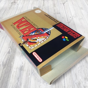 SNES Box: Zelda - A Link to the Past [FRA] - Etsy