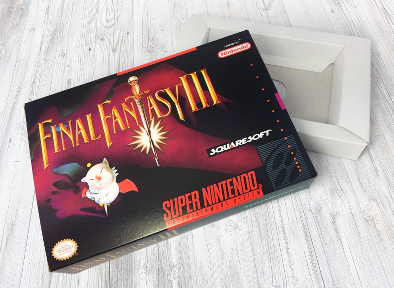 SNES Box: Final Fantasy III USA | Etsy