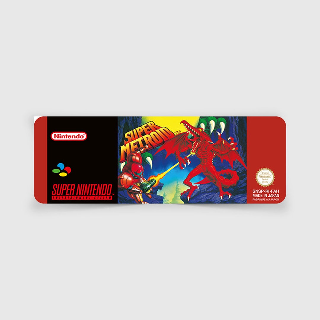 SNES Label: Super Metroid - Etsy