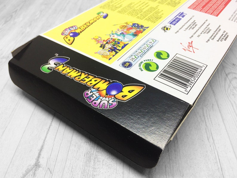 SNES Box: Super Bomberman 3 - Etsy