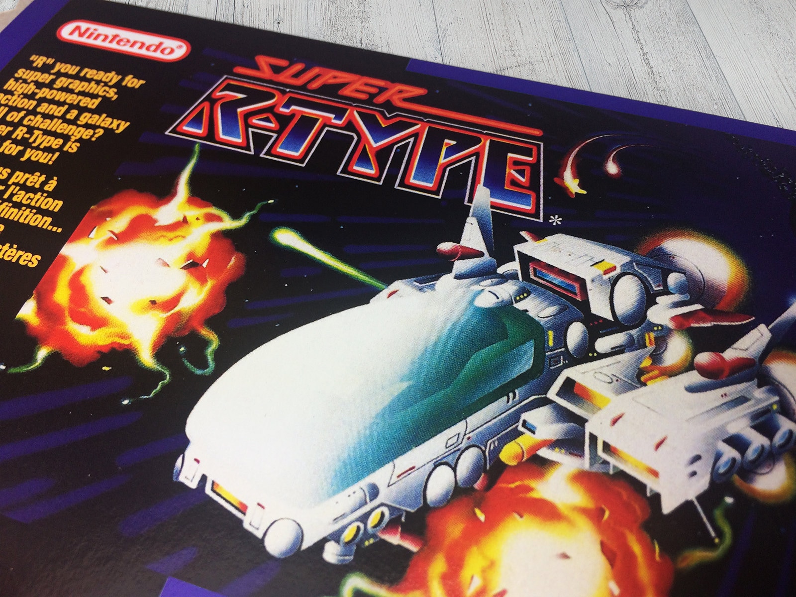 SNES Box: Super R-type - Etsy