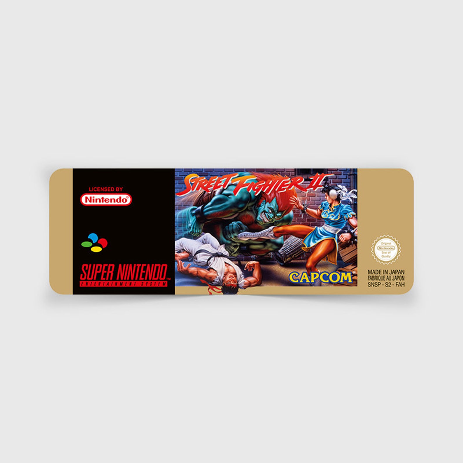 SNES Label: Street Fighter II [PAL] - Etsy