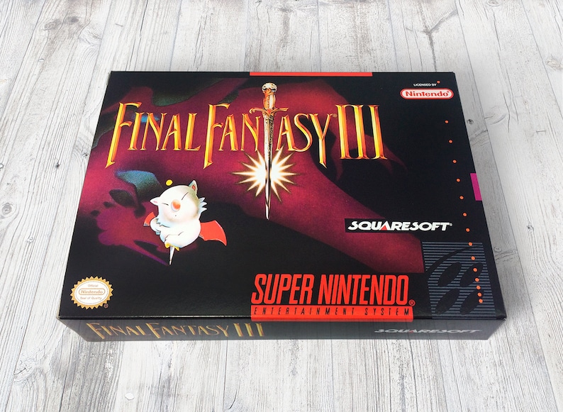 SNES Box: Final Fantasy III USA | Etsy