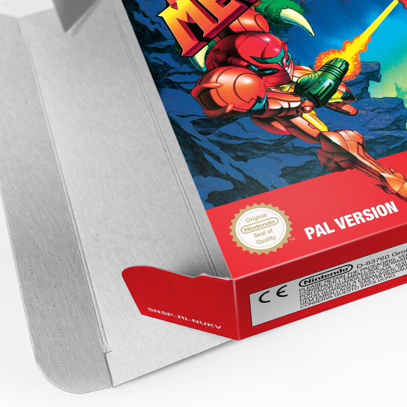 SNES Box: Super Metroid [nukv-classic] - Etsy