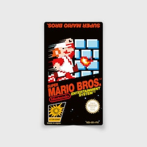 NES Label: Super Mario Bros. - Etsy