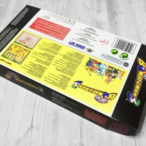 SNES Box: Super Bomberman 3 - Etsy