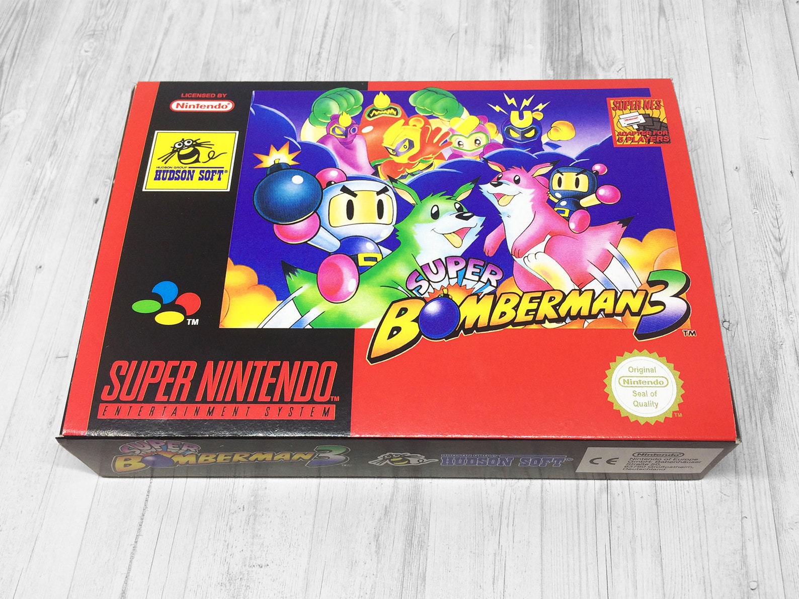 SNES Box: Super Bomberman 3 - Etsy UK