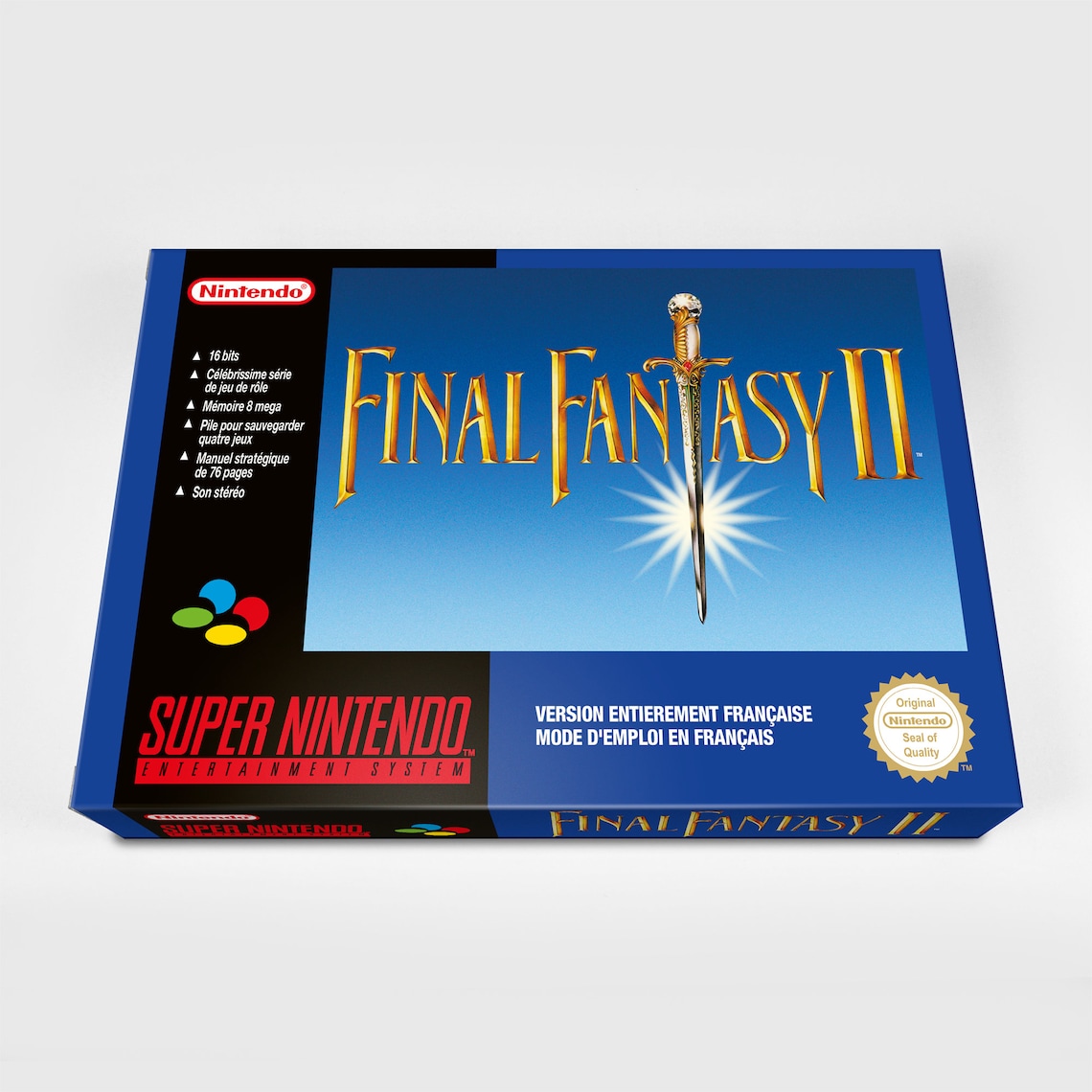 SNES Box: Final Fantasy II fra-custom - Etsy