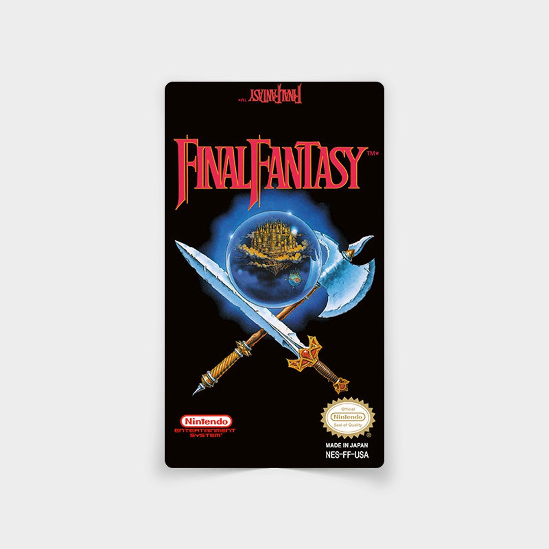 NES Label: Final Fantasy - Etsy