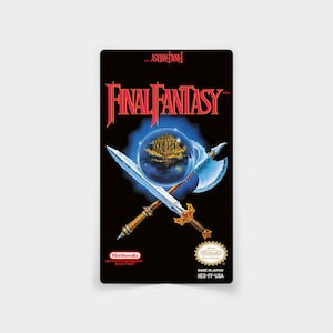 NES Label: Final Fantasy - Etsy