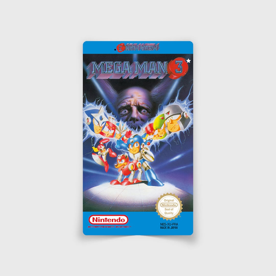 NES Label: Mega Man 3 - Etsy