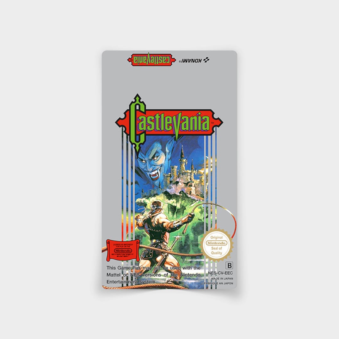 NES Label: Castlevania - Etsy
