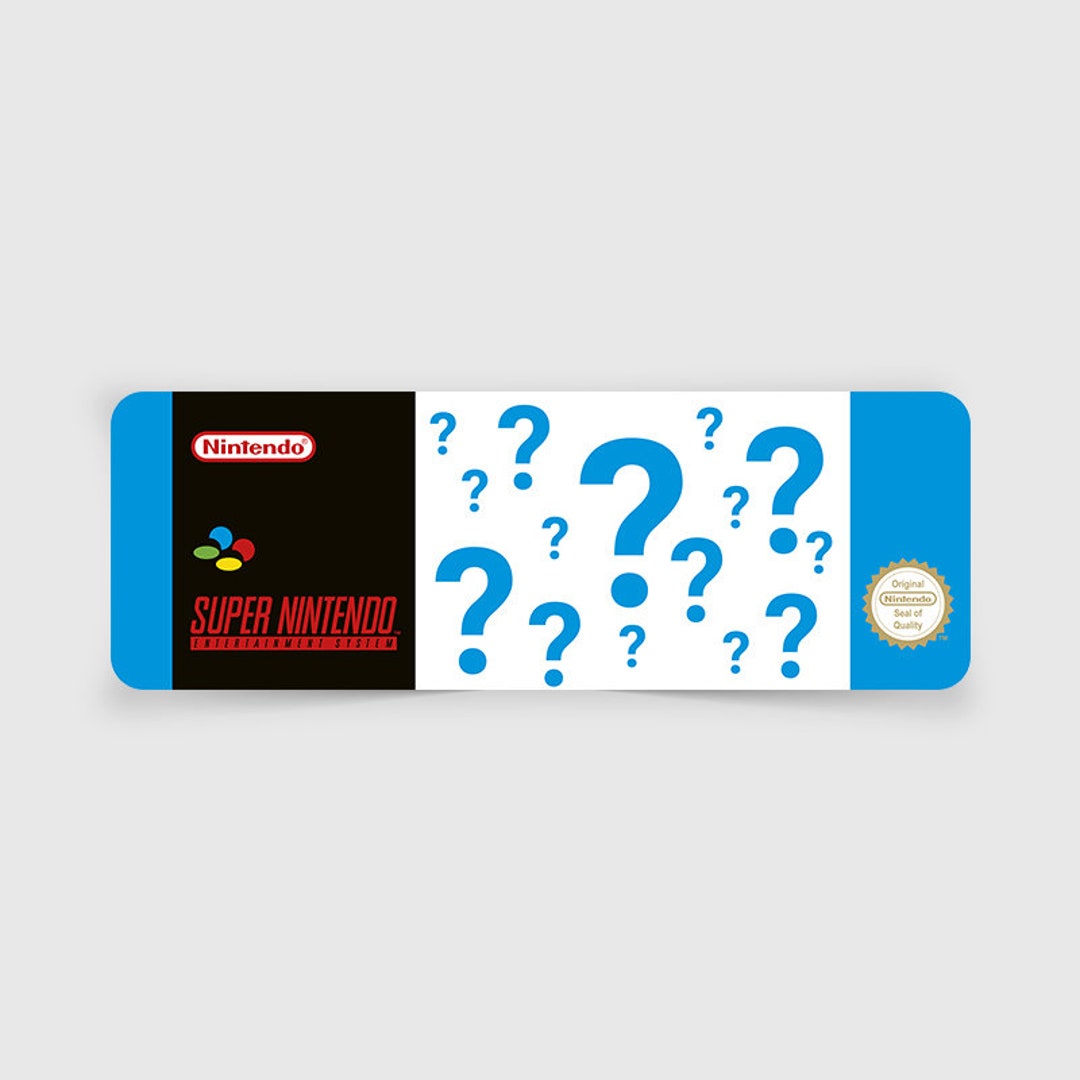 SNES Label on Request - Etsy