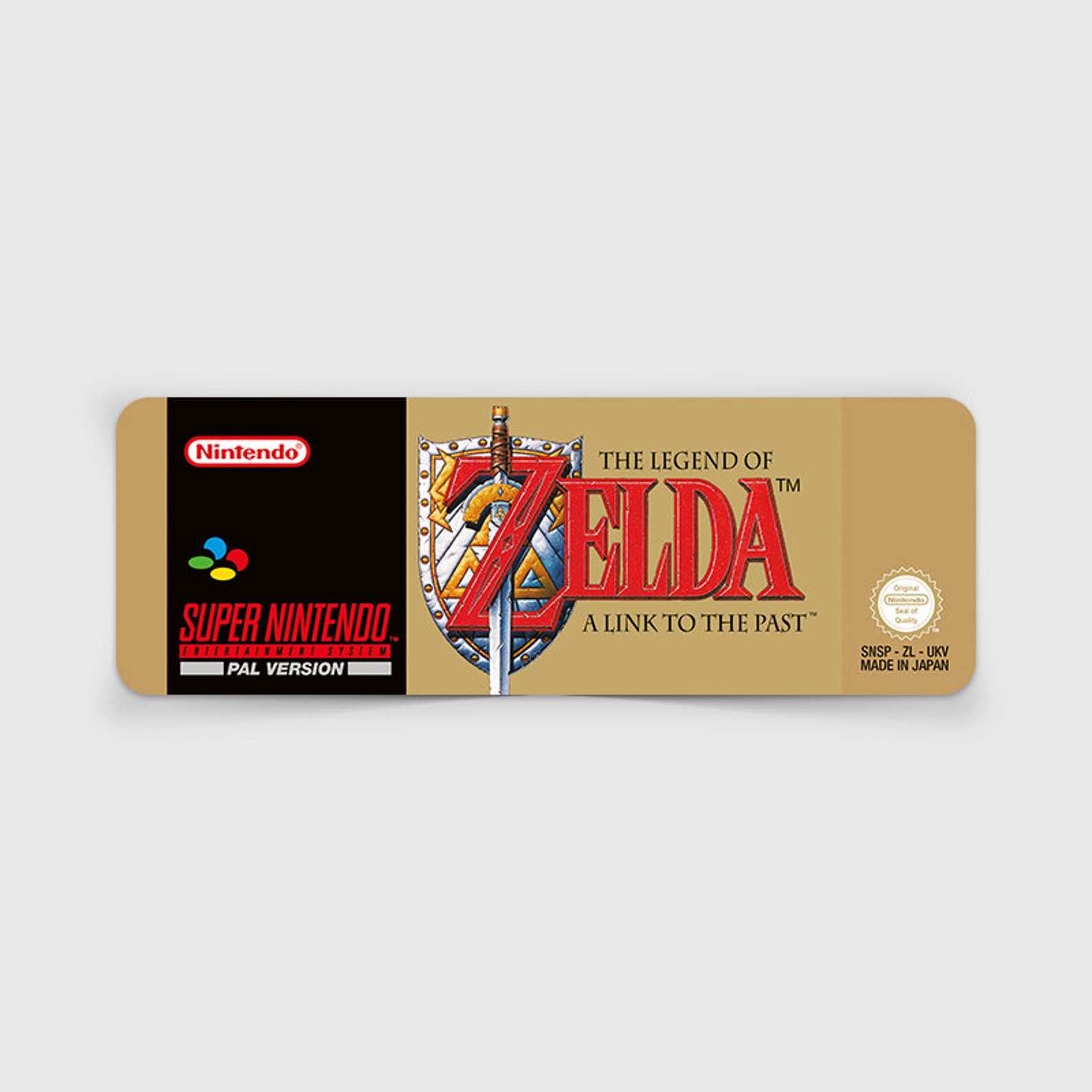 SNES Label: Zelda A Link to the Past - Etsy