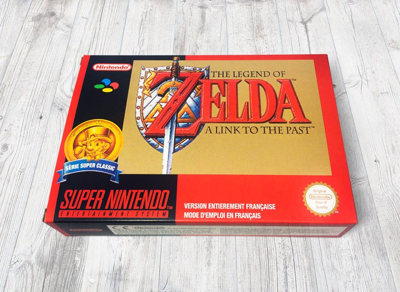 SNES Box: Zelda A Link to the Past fra-classic - Etsy