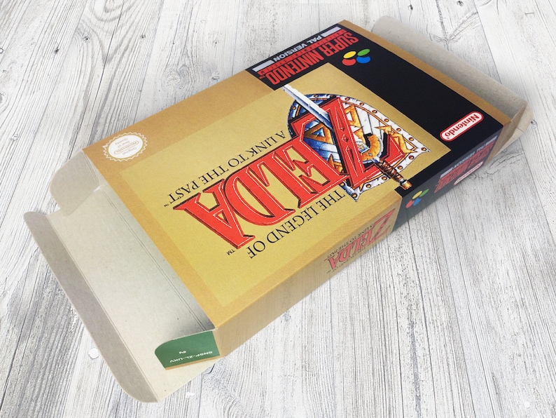 SNES Box: Zelda - A Link to the Past [UKV] - Etsy