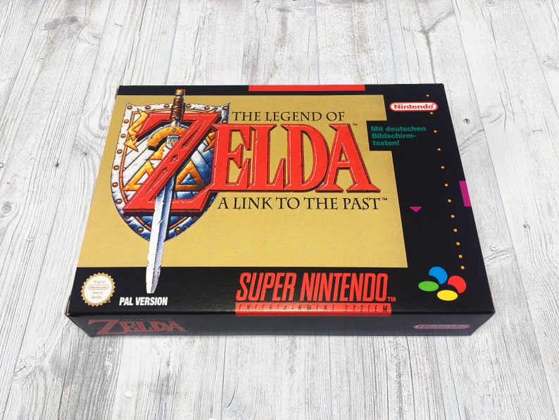 SNES Box: Zelda - A Link to the Past [NOE] - Etsy