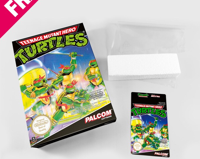 NES Box: Teenage Mutant Hero Turtles [FRA] - Etsy