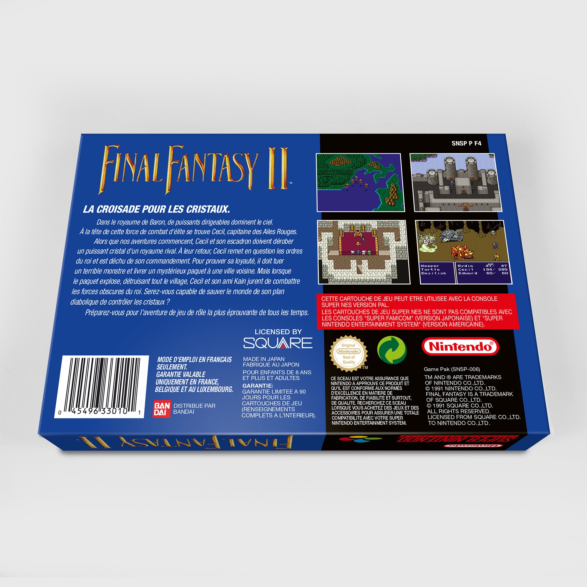 SNES Box: Final Fantasy II fra-custom - Etsy