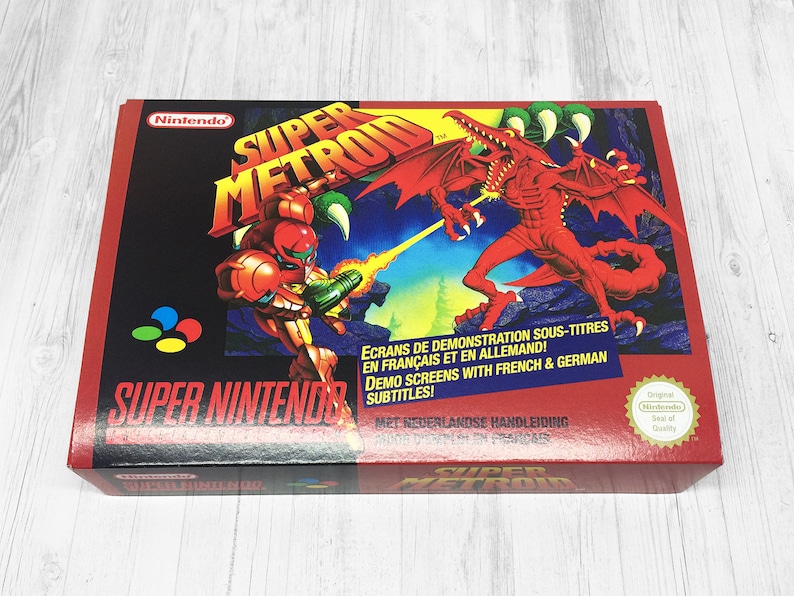 SNES Box: Super Metroid | Etsy