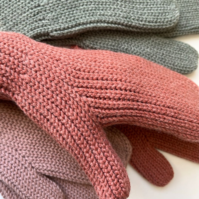 Crochet Mittens - Pattern - Etsy