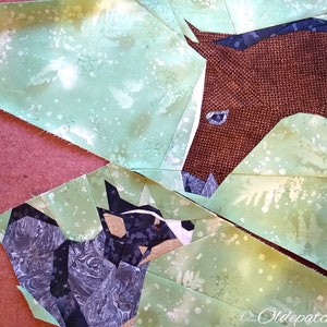 Farmyard Friends Foundation Paper Piecing Pattern - Etsy