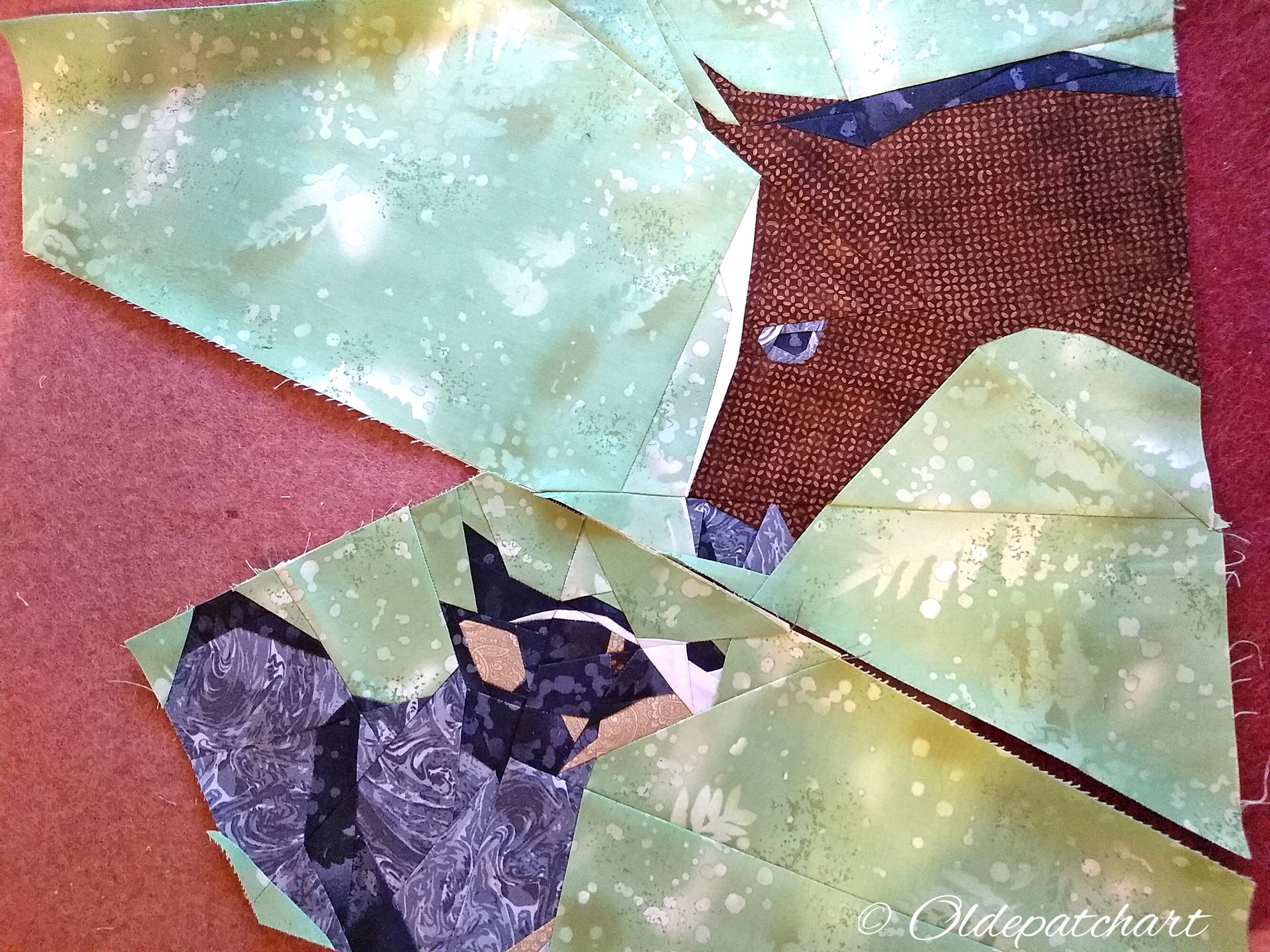 Farmyard Friends Foundation Paper Piecing Pattern - Etsy