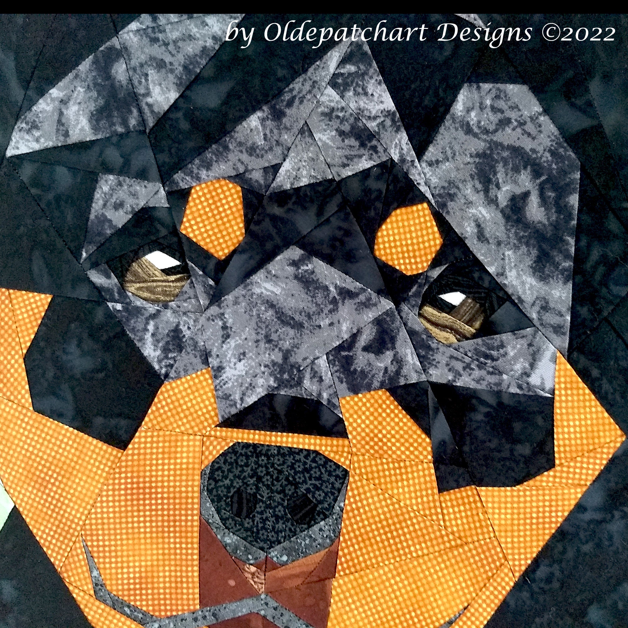 Rottweiler Puppy Foundation Paper Piecing Pattern - Etsy