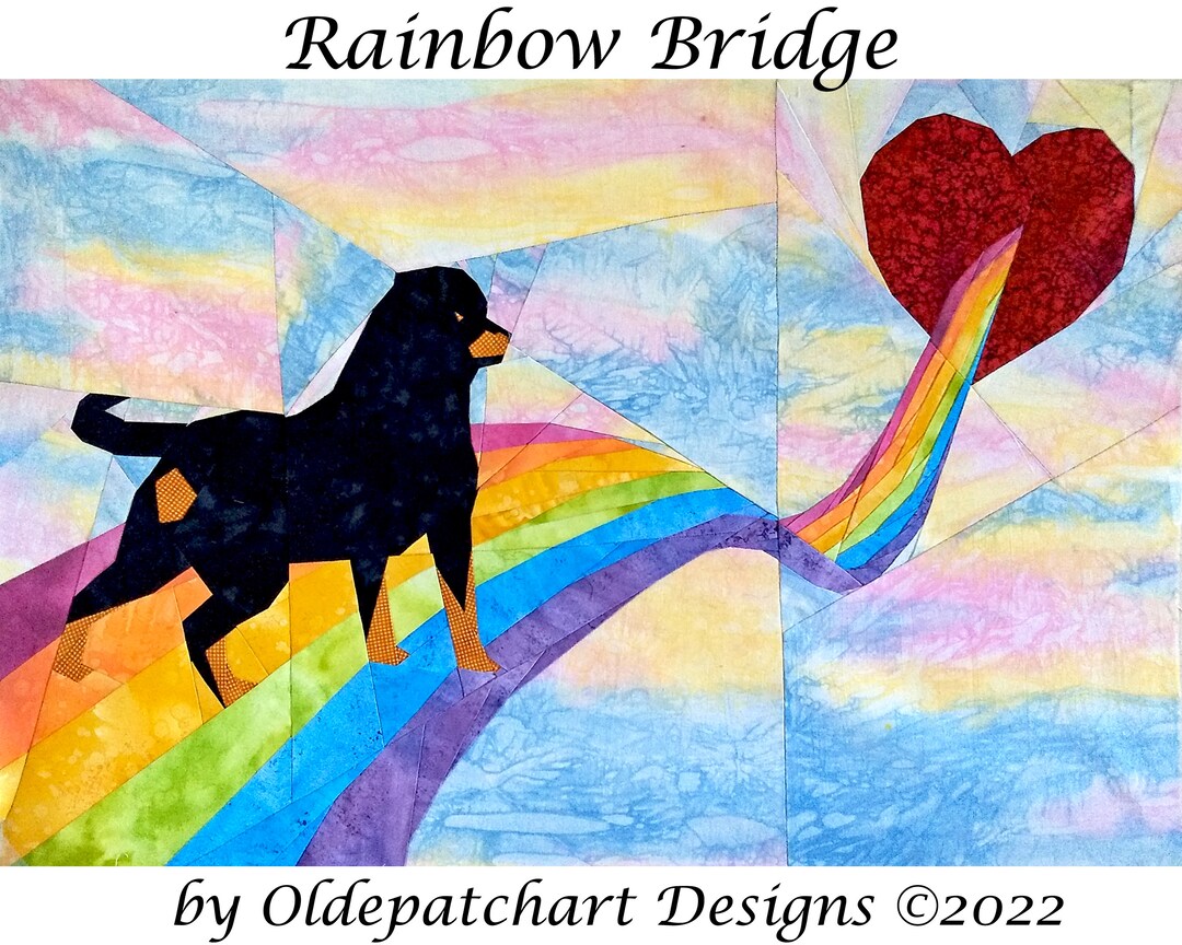 Rainbow Bridge Foundation Paper Piecing Pattern - Etsy
