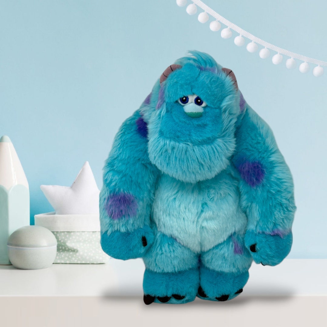Disney Store Pixar Monsters Inc Sulley Plush Blue Stuffed Animal Toy 10 ...