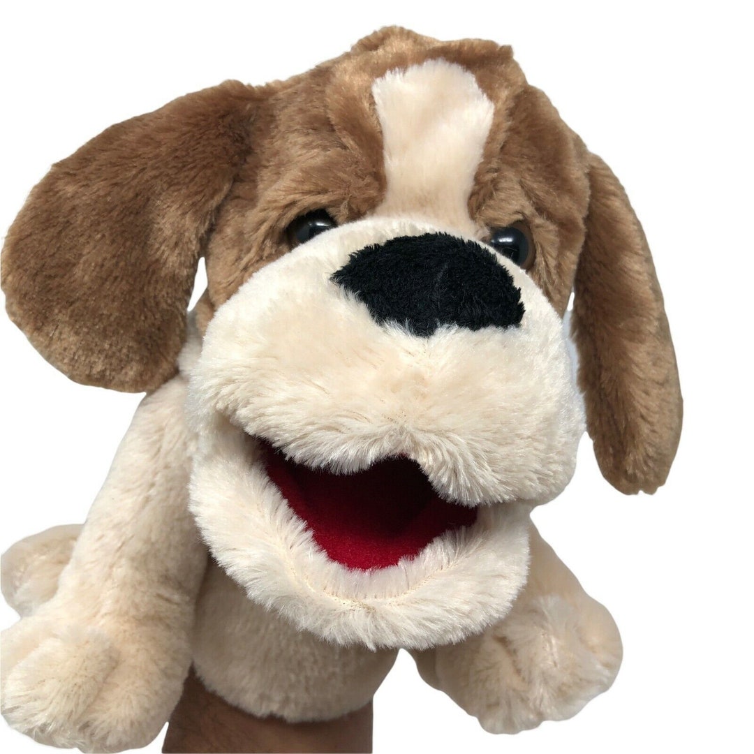 Dan Dee Dog Puppy Soft Plush Hand Puppet 10 Active Play Time ...