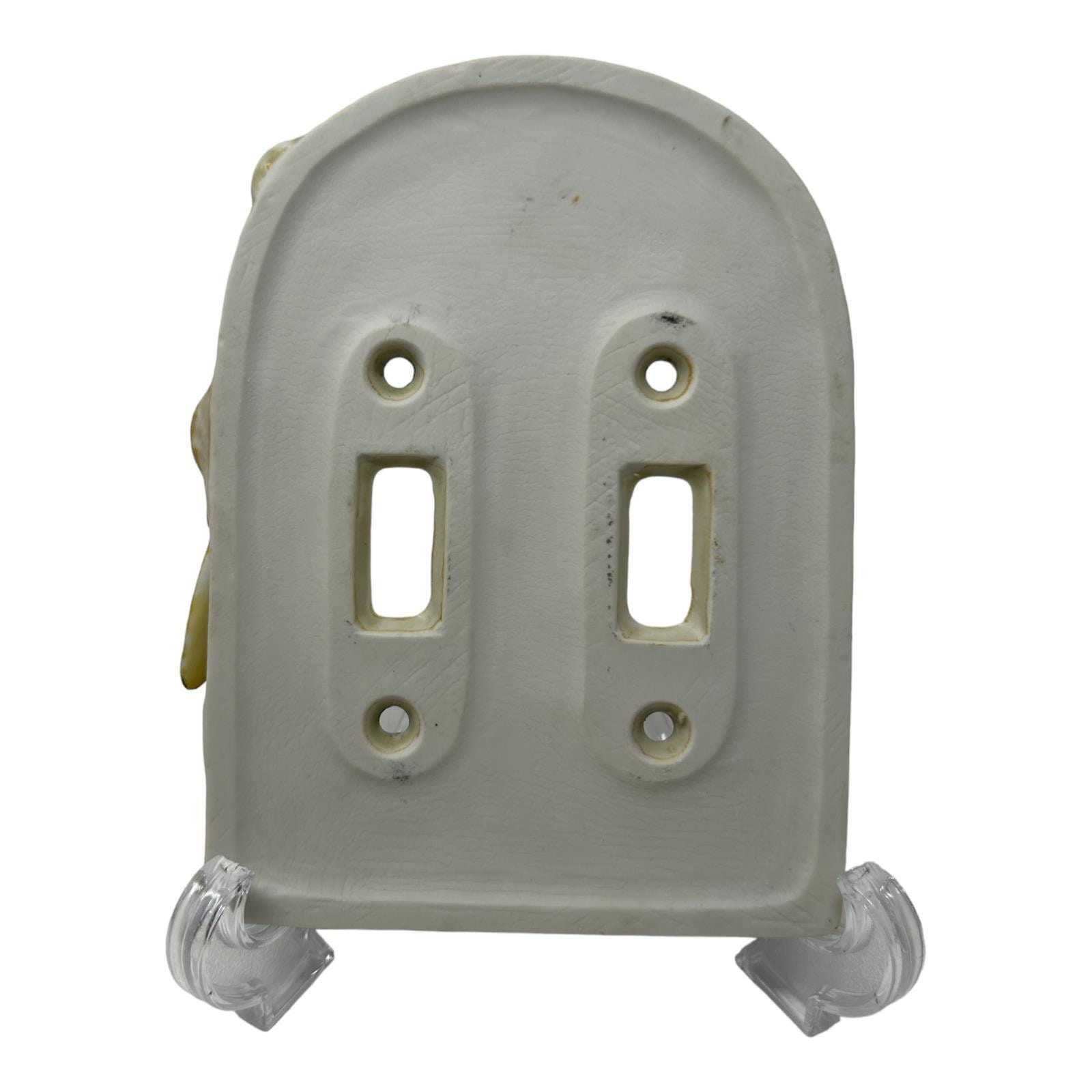 Takahashi Porcelain Double Switch Plate Tropical Parrots Birds 3D ...